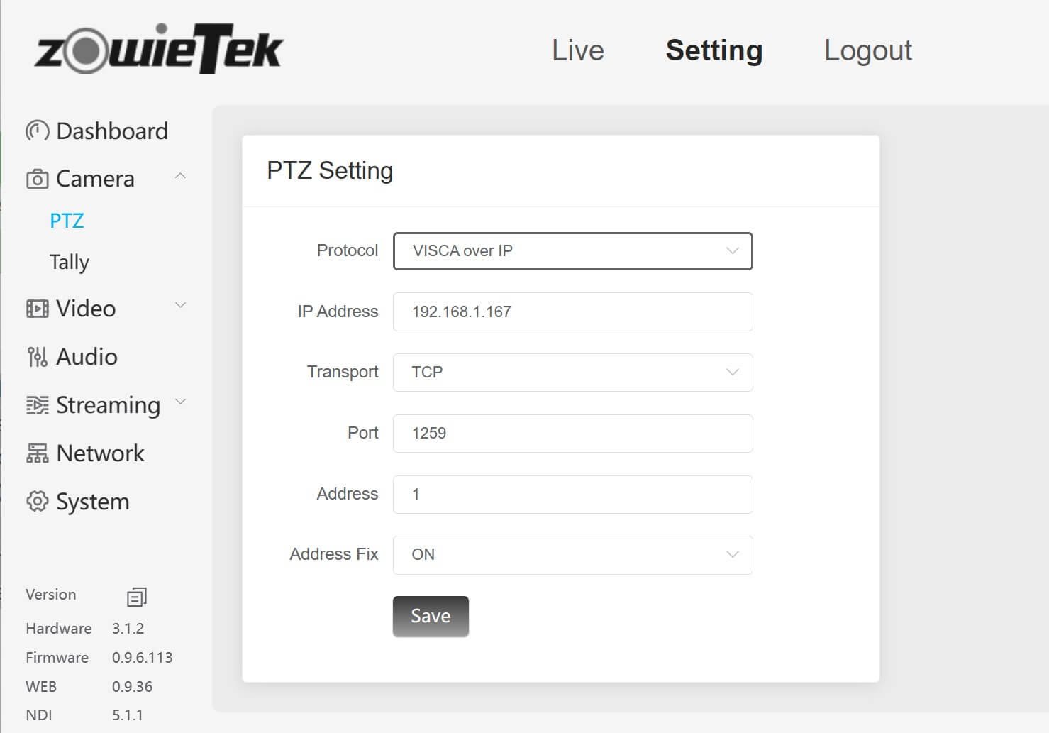 How can I use ZowieBox connect to PTZ Camera? - Zowietek Electronics, Ltd.