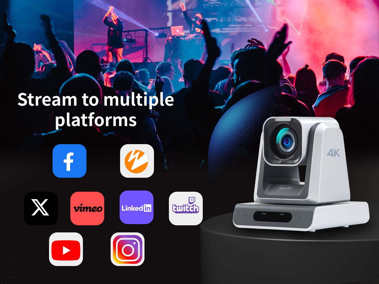Zowietek 4K PTZ Camera