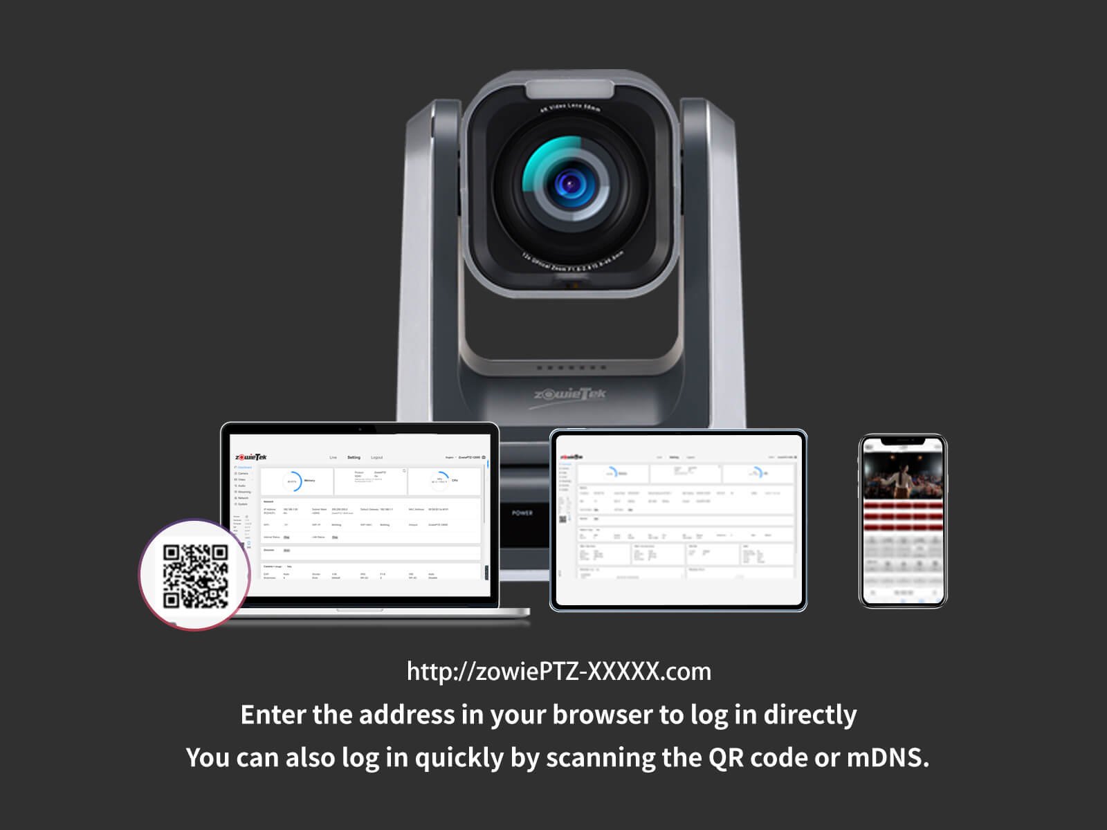 Zowietek 4K PTZ Camera