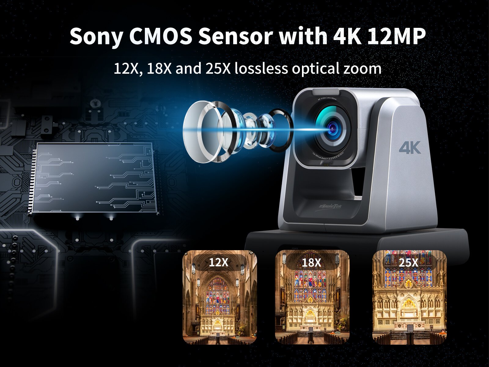 Zowietek 4K PTZ Camera