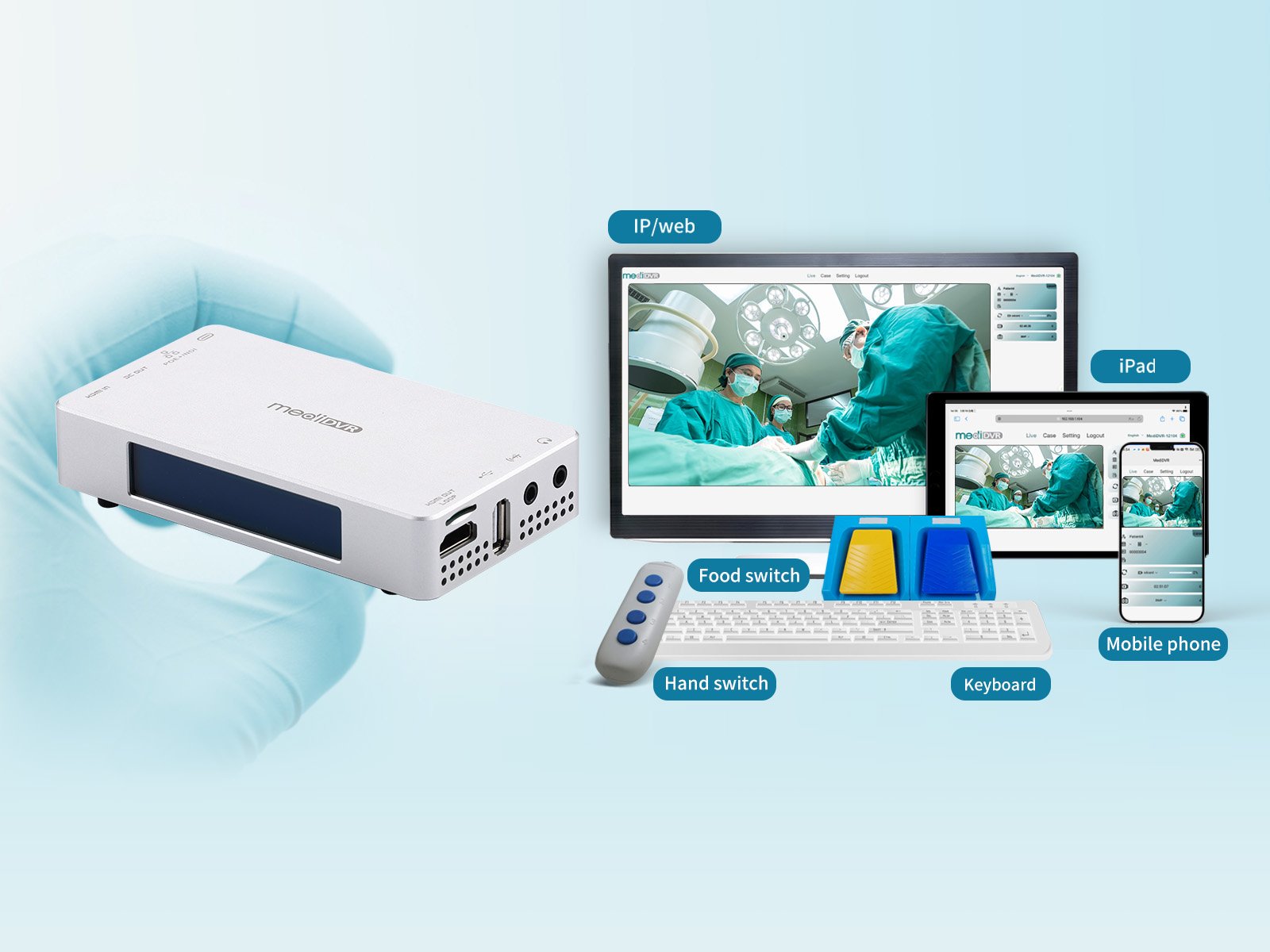 Zowietek-4K NDI Medical Video Recorder Lite—MediDVR, MD3